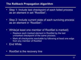 Distributed and Parallel Computing CheckpointingRecovery-ds14.ppt