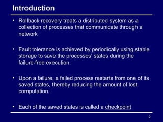 Distributed and Parallel Computing CheckpointingRecovery-ds14.ppt