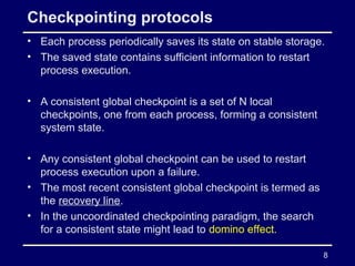 Distributed and Parallel Computing CheckpointingRecovery-ds14.ppt