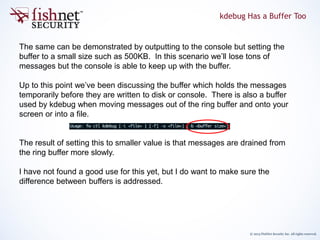 Check Point - Advanced Kernel Debug | PDF
