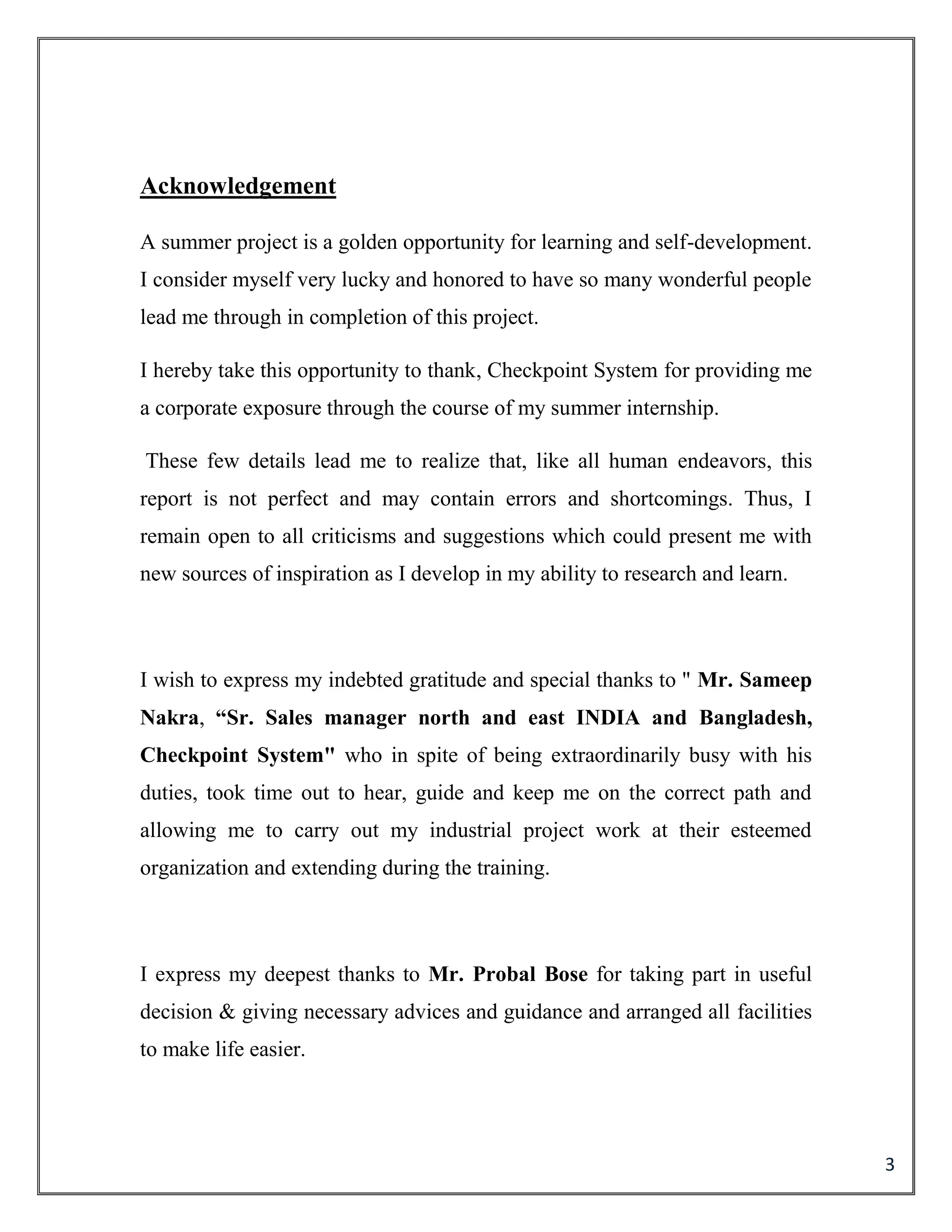 Checkpoint project report ravi verma | PDF | Financial Industry ...