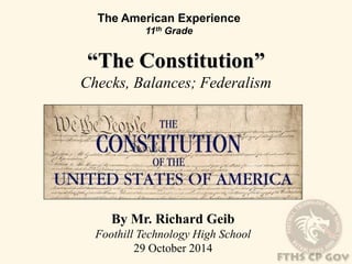 Checks and Balances | PPT