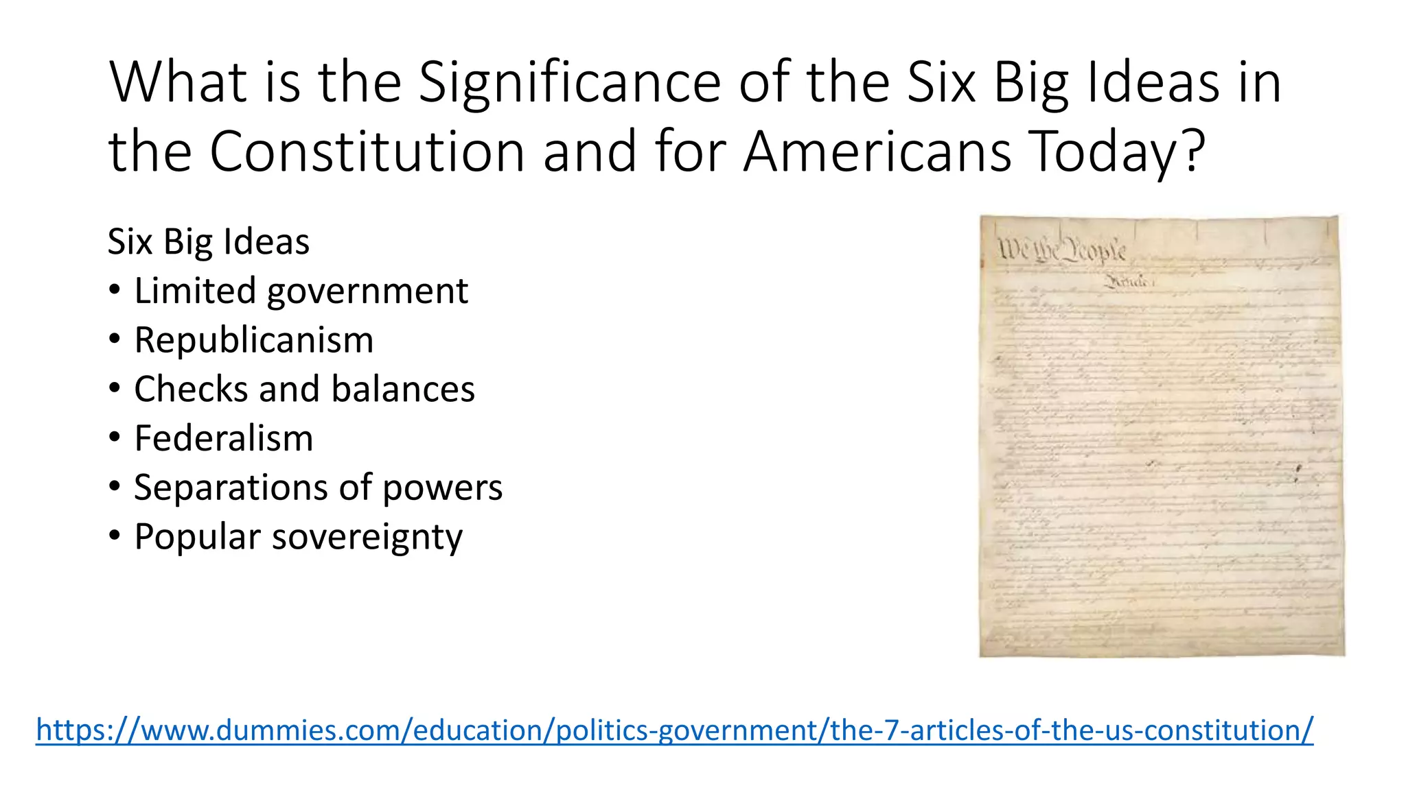 Constitution: Checks and balances | PPTX