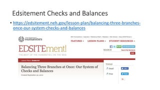 Constitution: Checks and balances | PPTX