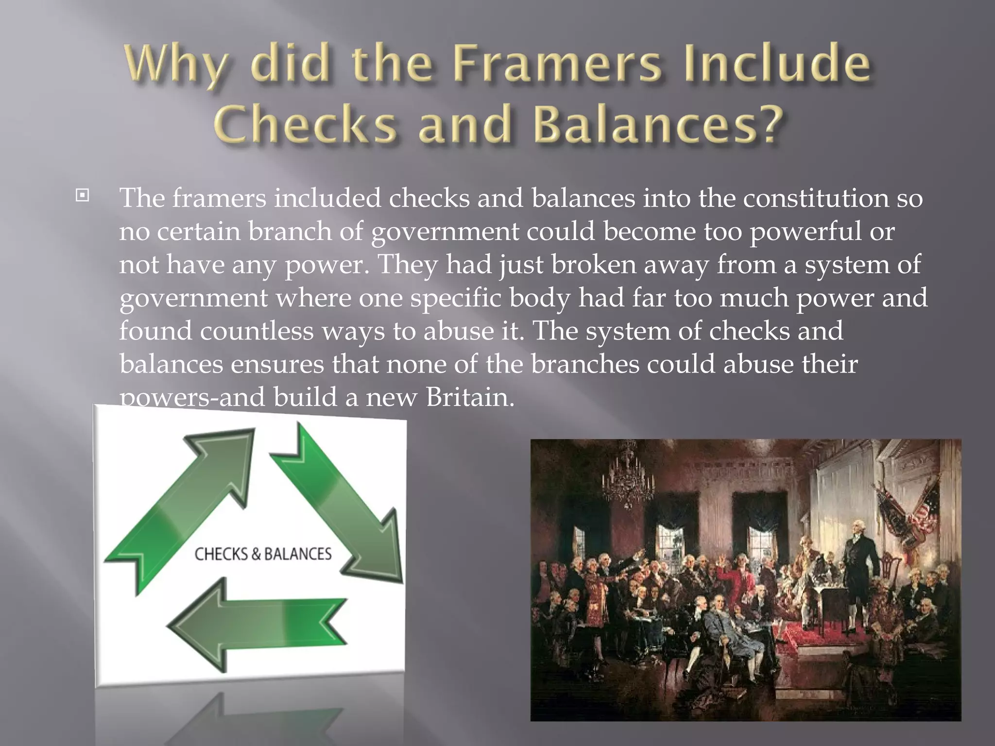 Checks and balances 2 | PPT