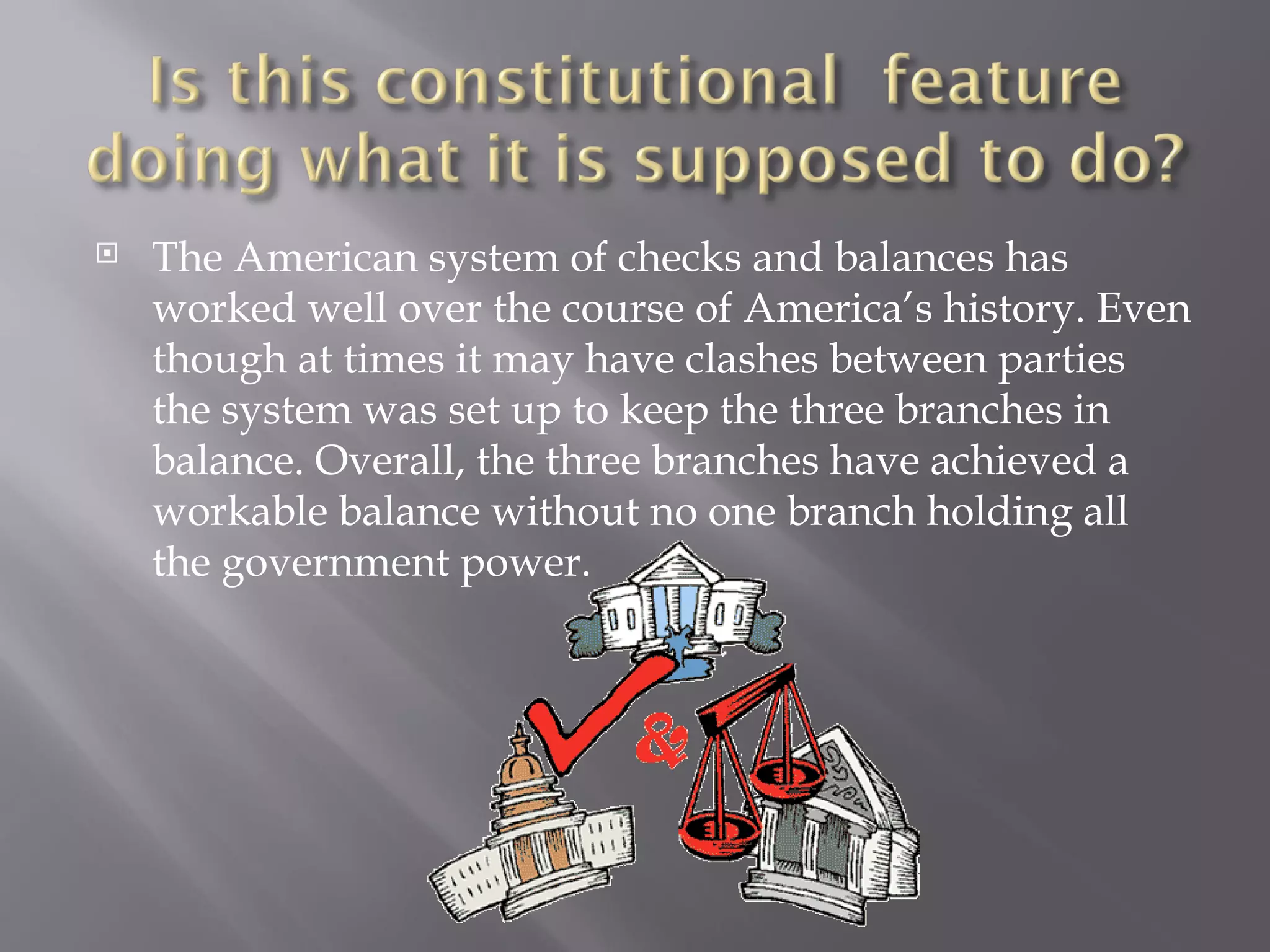 Checks and balances 2 | PPT
