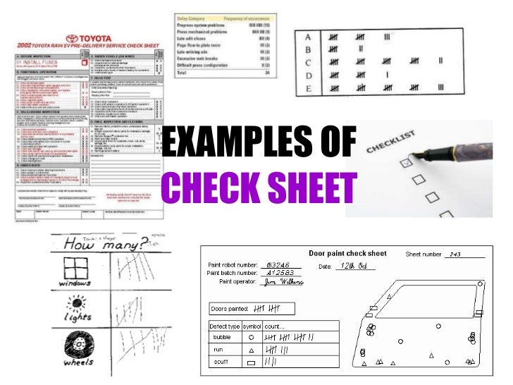 What is Check Sheet