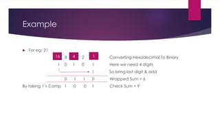 Checksum explaination | PPT