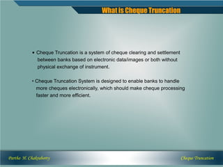 Check truncation training | PDF