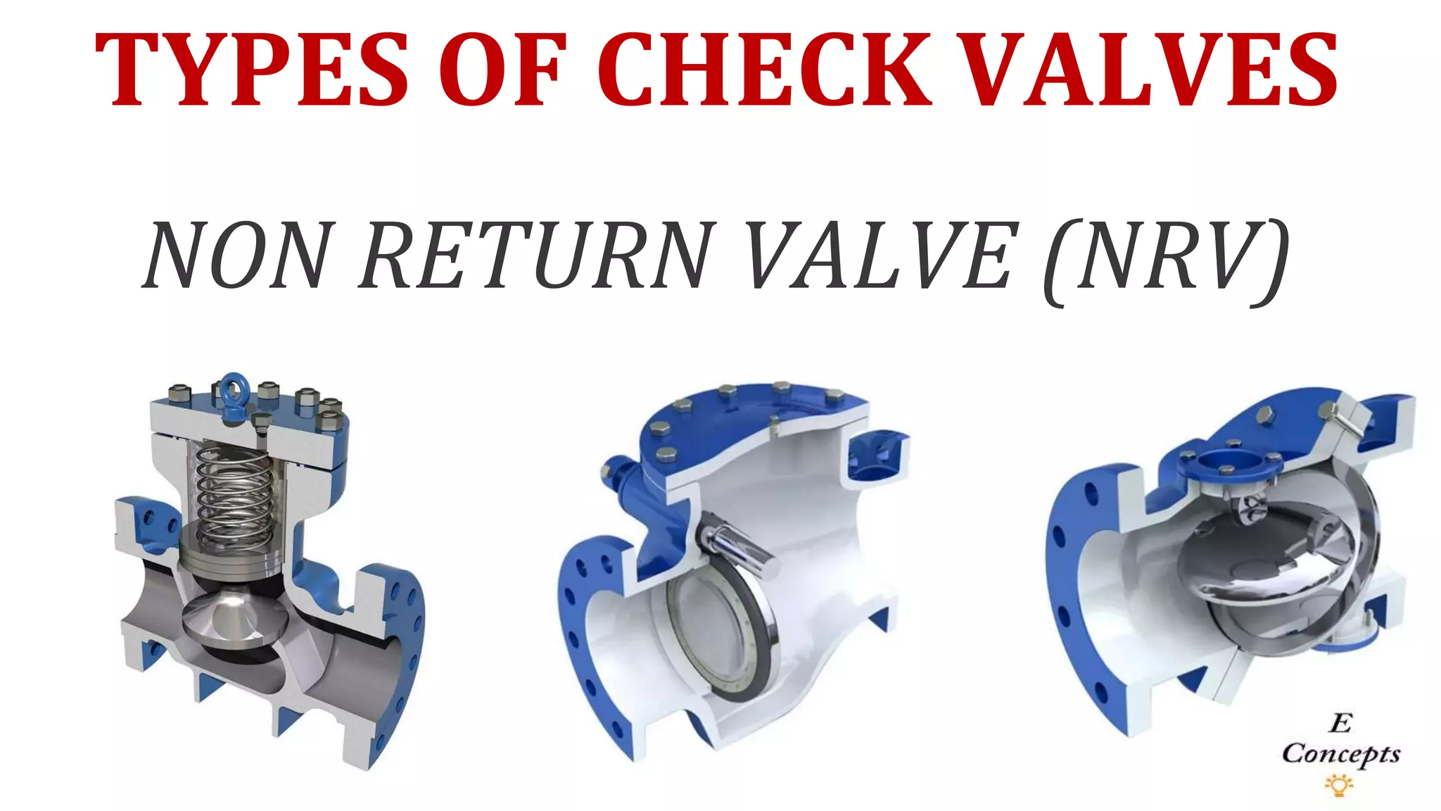 Types of check valves (Non Return Valve .pptx