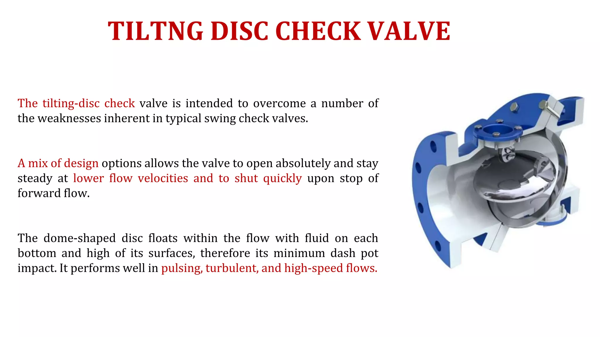 Types of check valves (Non Return Valve .pptx