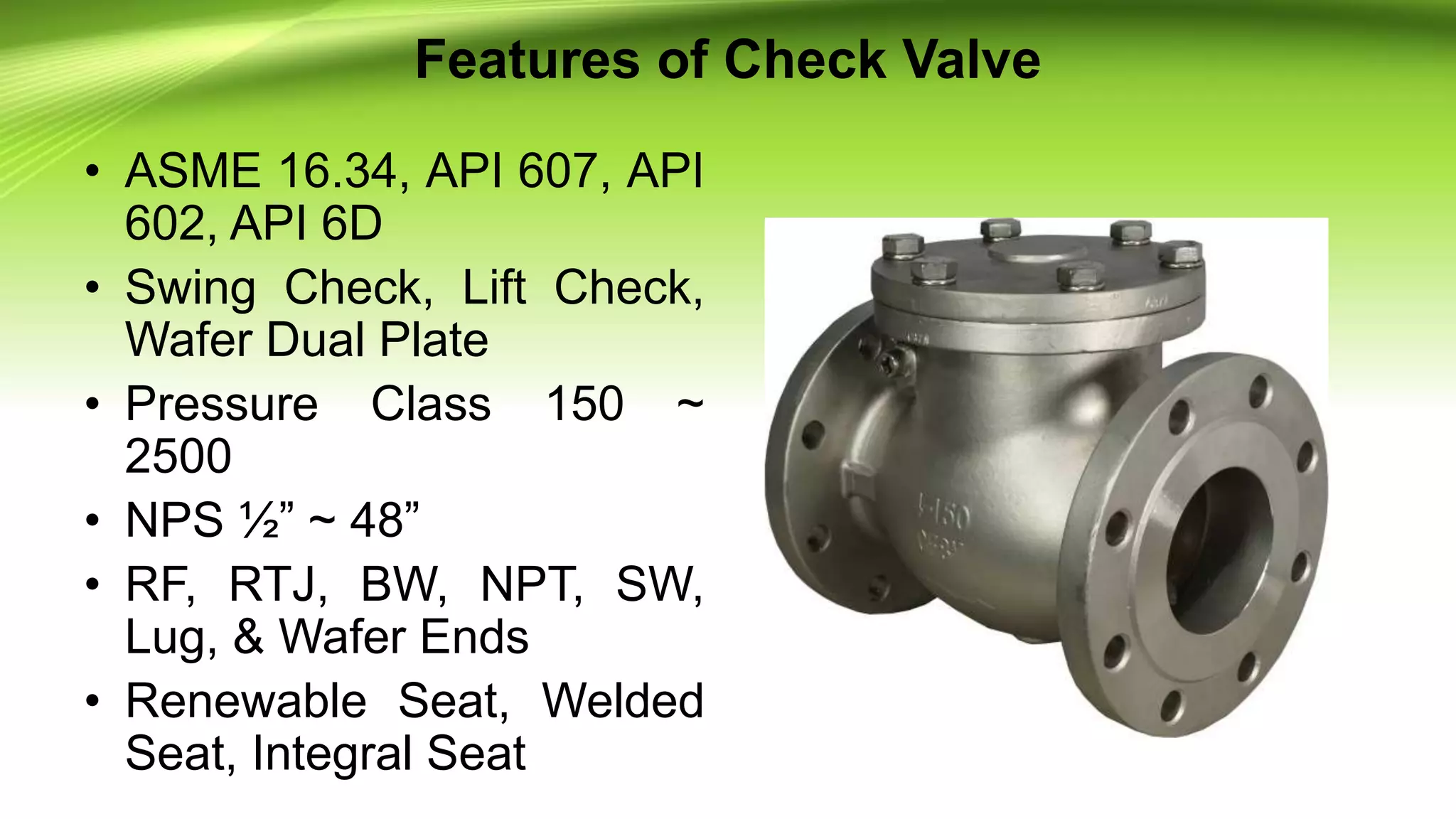 Check valve suppliers | PPTX