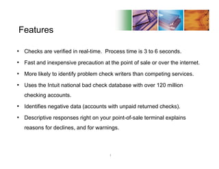 Check Verification | PPT