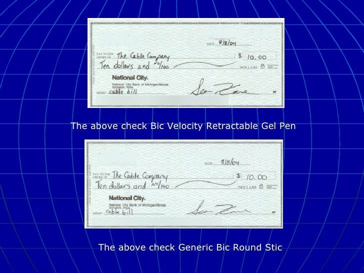 Check wash & i.d. theft