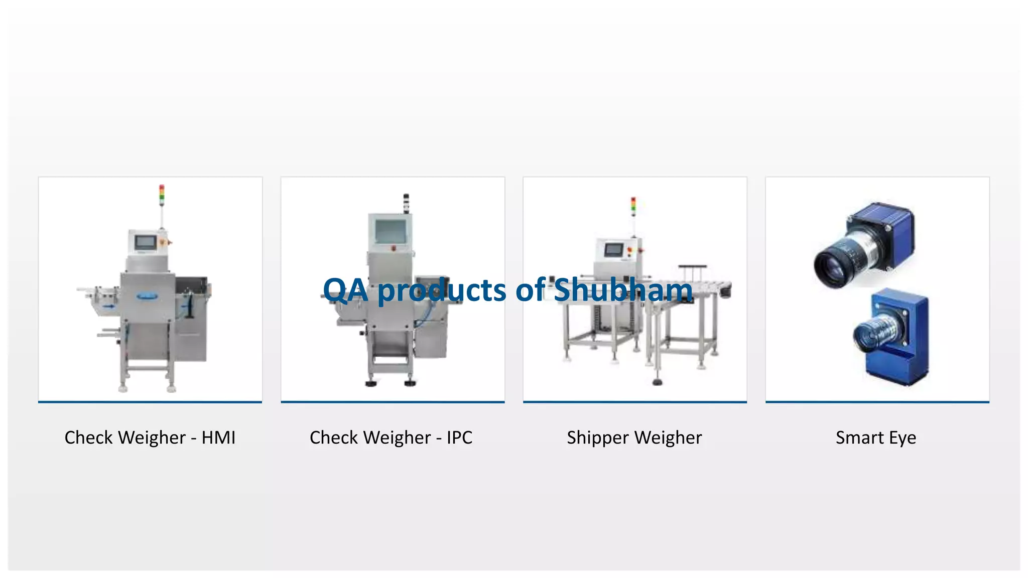 Checkweigher ipc shubham automation | PPTX