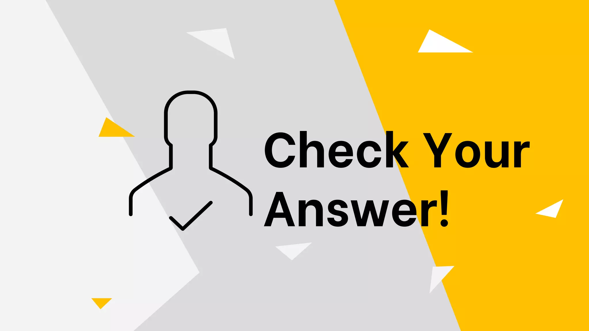 Check Your Answer | PPT