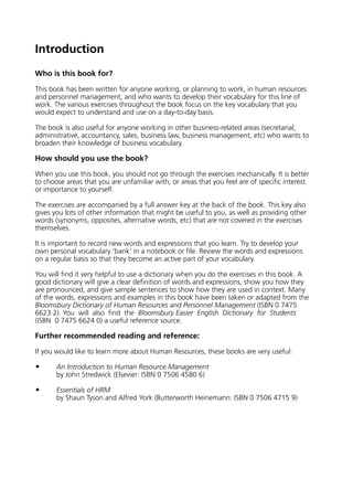 Check Your English Vocabulary For Human Resources | PDF