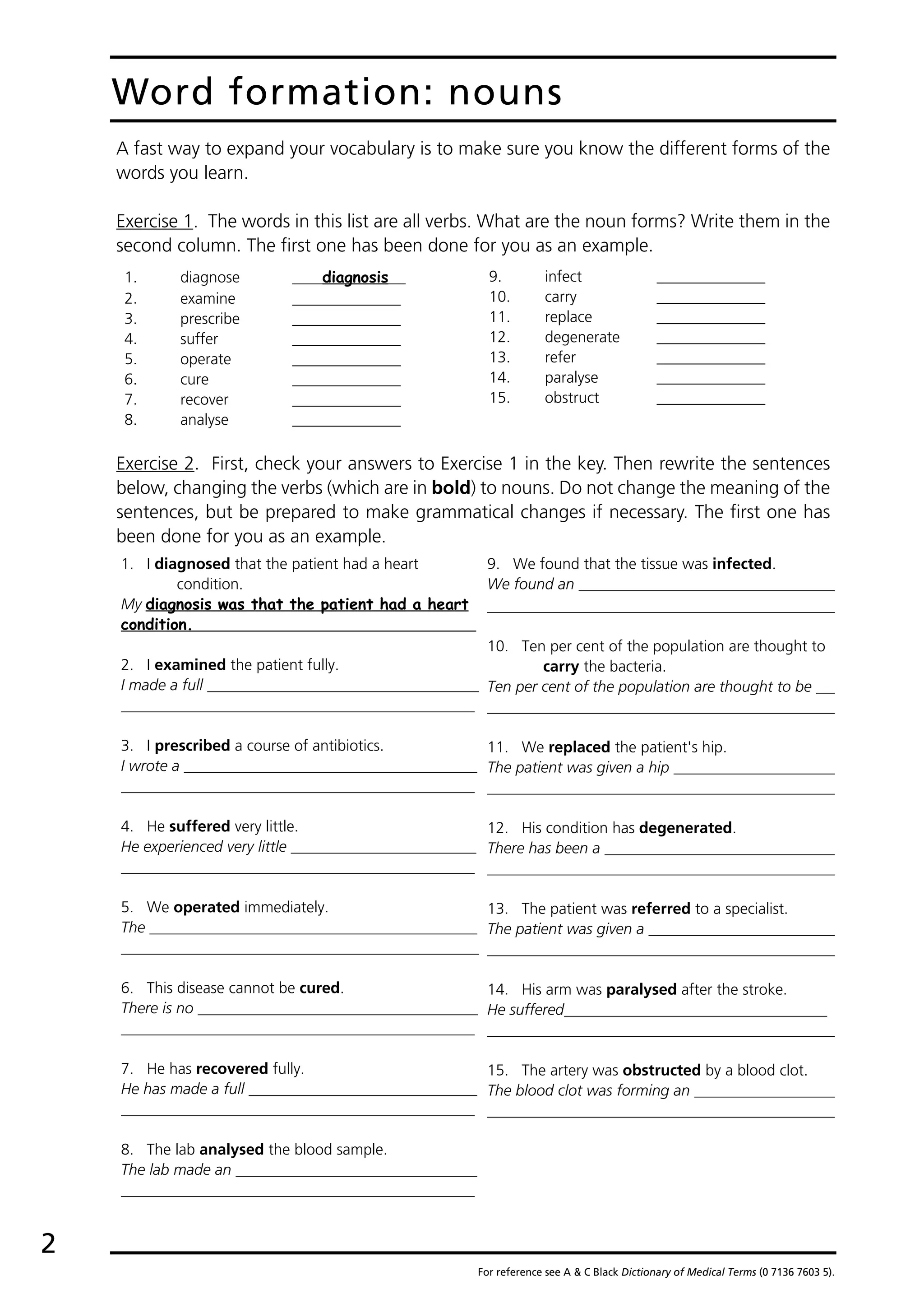 Check your english_vocabulary_for_medicine | PDF