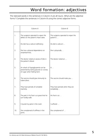 Check your english_vocabulary_for_medicine | PDF