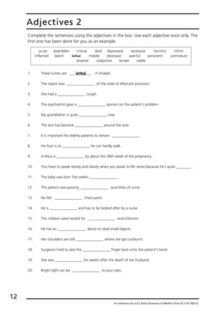 Check your english_vocabulary_for_medicine | PDF