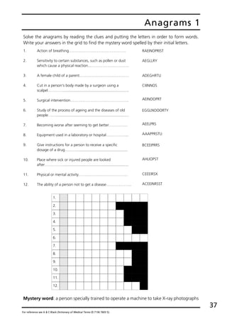Check your english_vocabulary_for_medicine | PDF