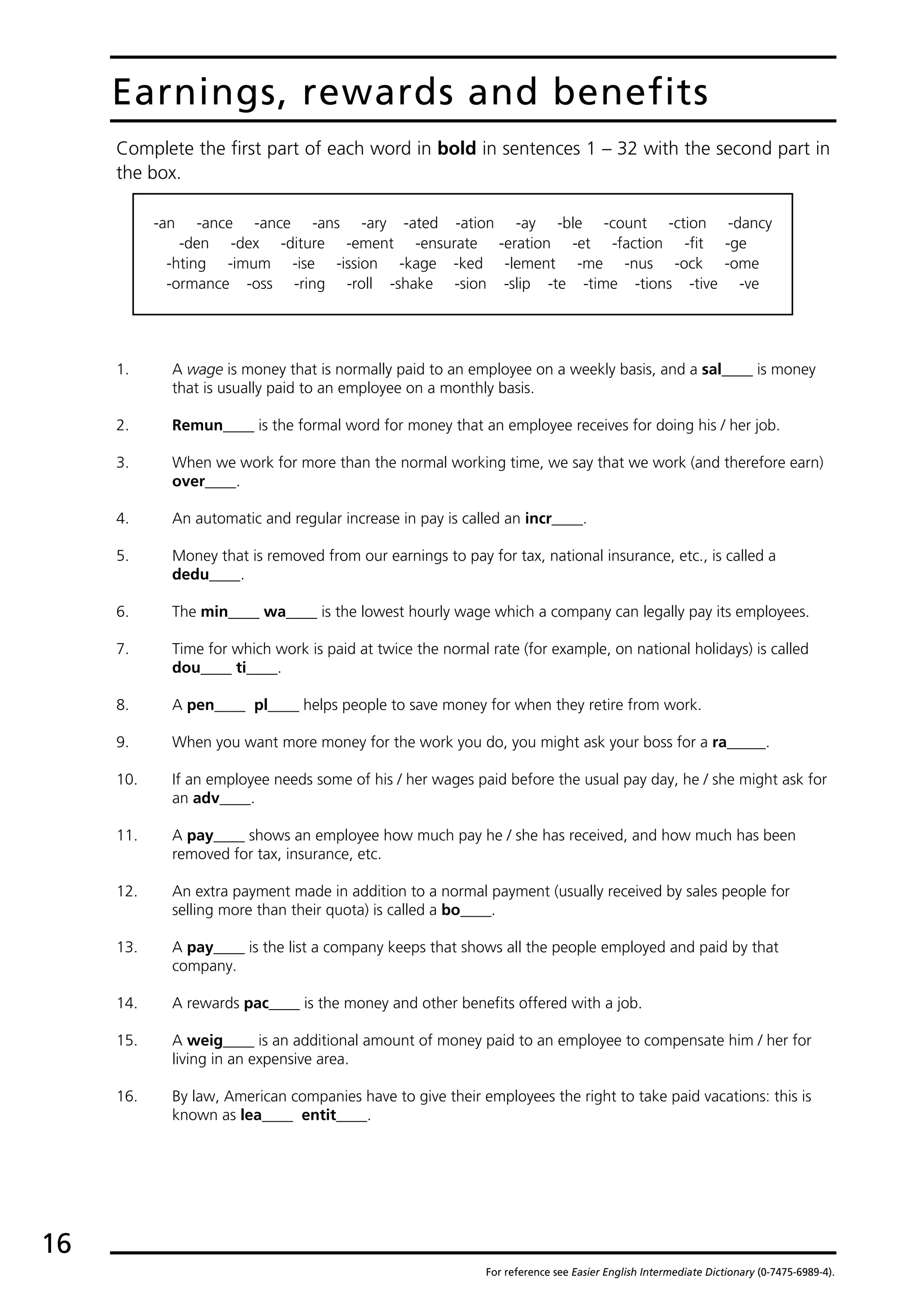 Check Your English Vocabulary For TOEIC | PDF