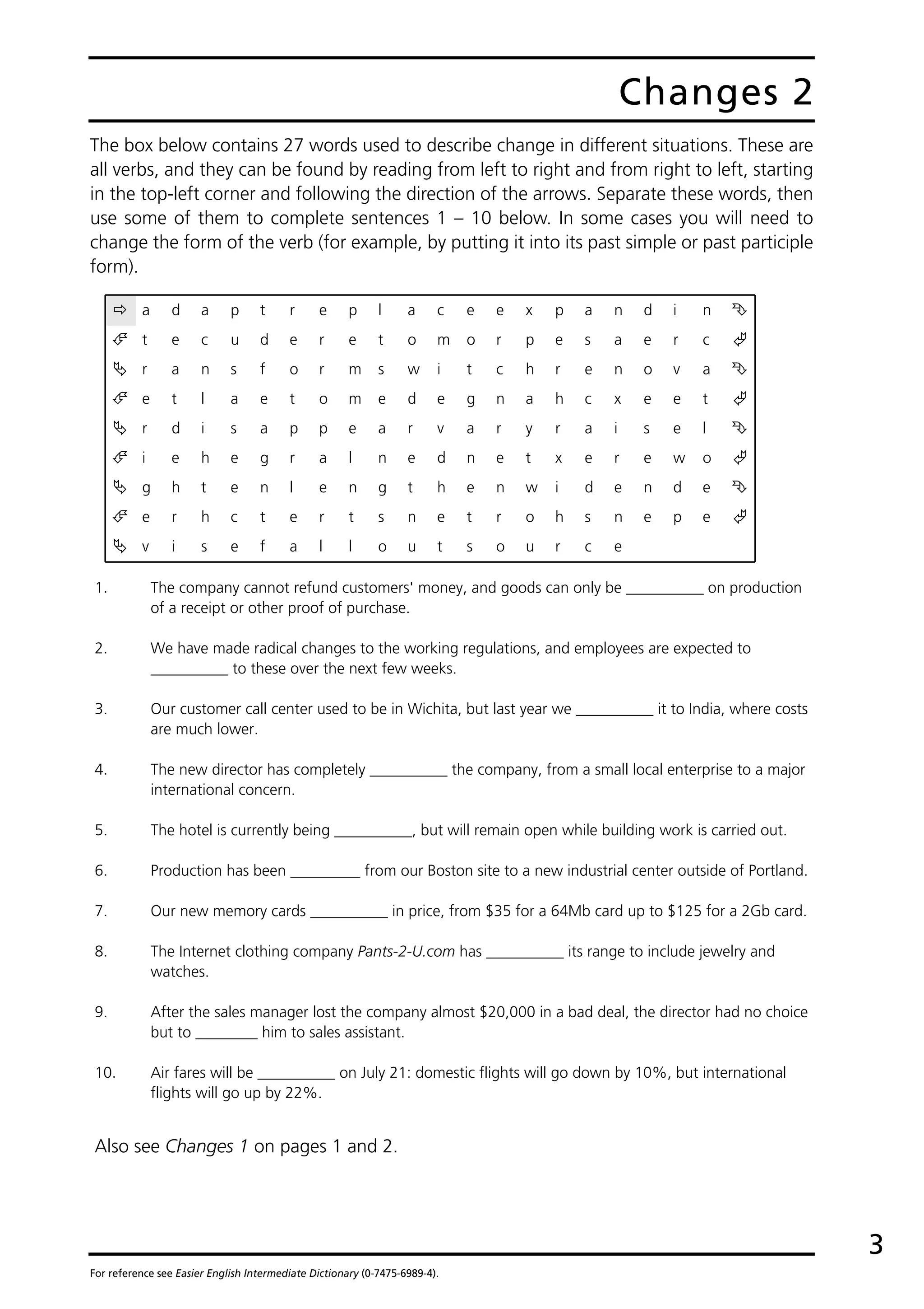 Check Your English Vocabulary For TOEIC | PDF