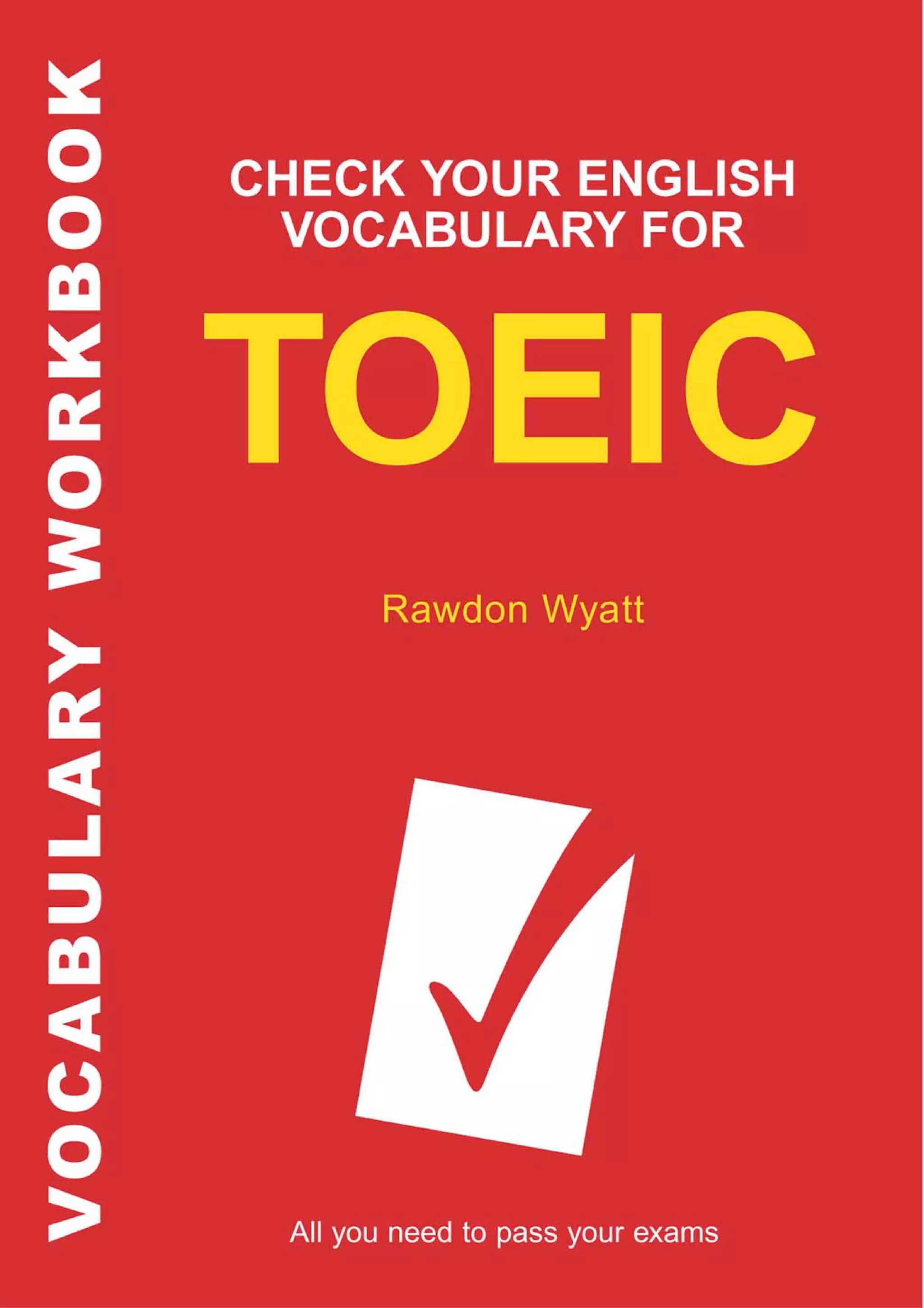 Check your english vocabulary for toeic | PDF