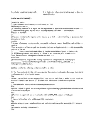 Check your progress module a | PDF