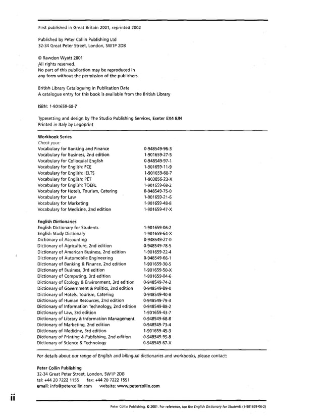 Check your vocabulary for the ielts examination | PDF | Mental Health ...
