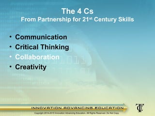 Introducing the 4 C's | PPT
