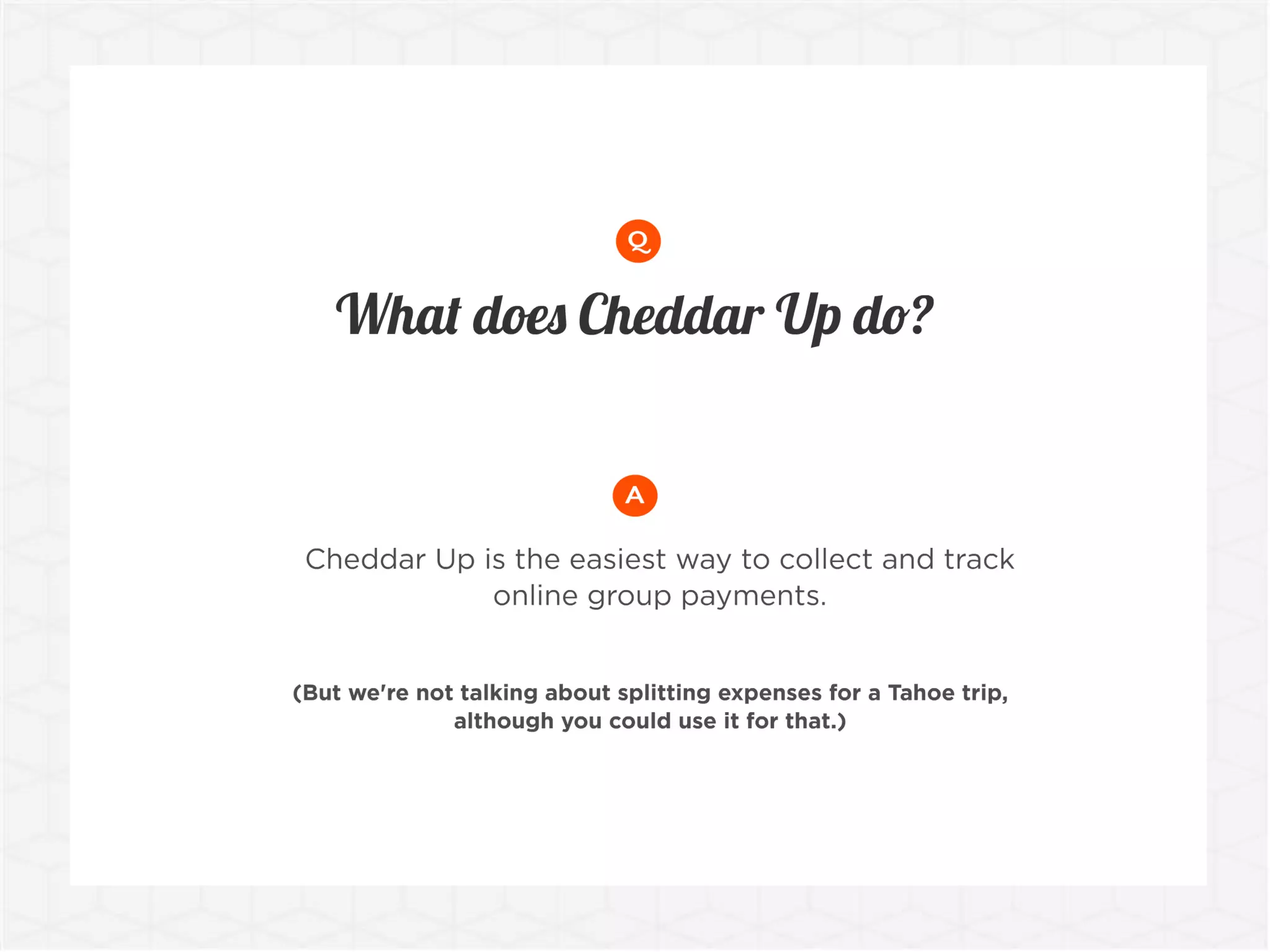 Cheddar up overview | PDF