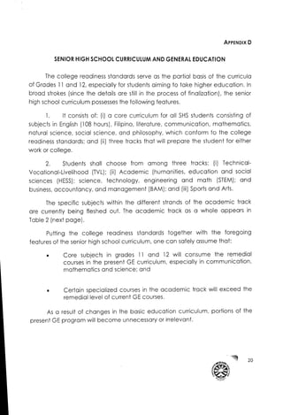 CHEd Memorandum Order No. 20 s2013 - General Education Curriculum | PDF