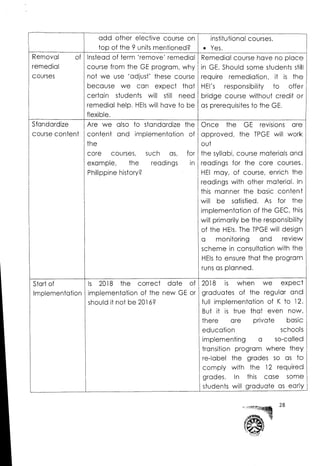 CHEd Memorandum Order No. 20 s2013 - General Education Curriculum | PDF