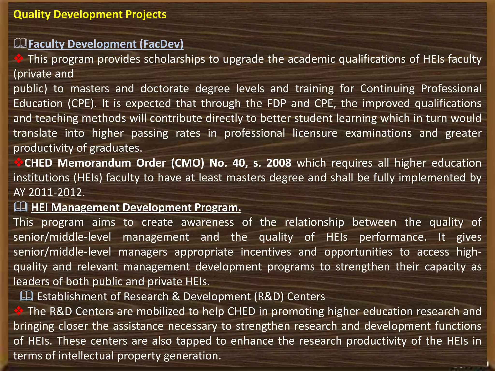 Ched ppt report | PPTX