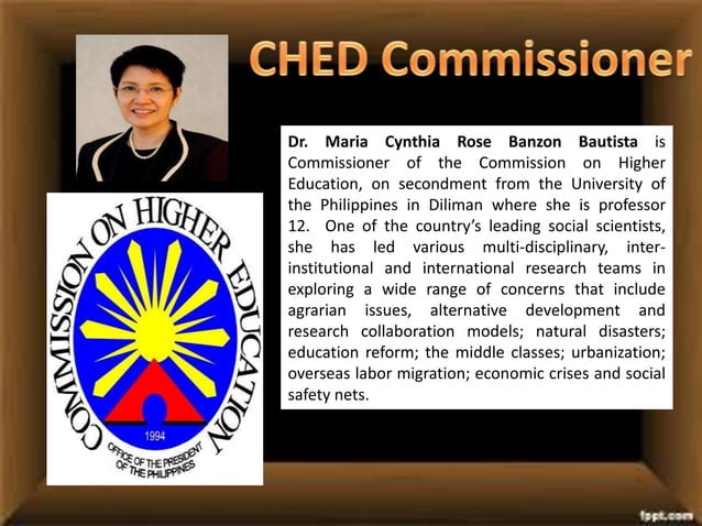 Ched ppt report | PPTX | Professional School | Postgraduate Education