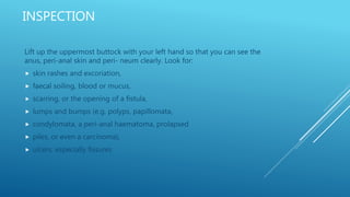 examination of the fistula | PPT