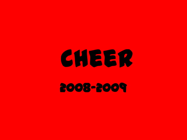 Cheer Slide Show | PPTX