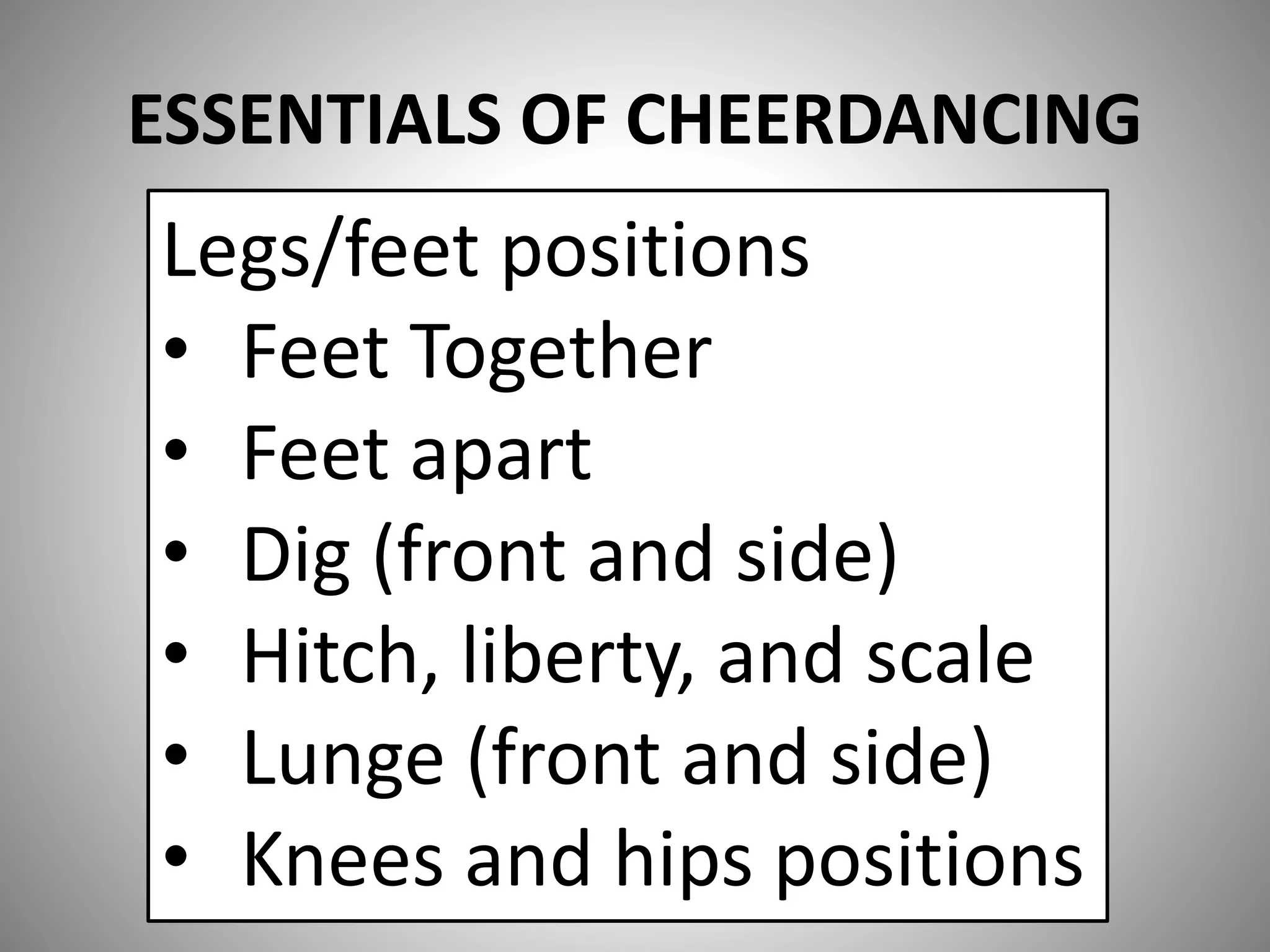 Cheerdance | PPTX