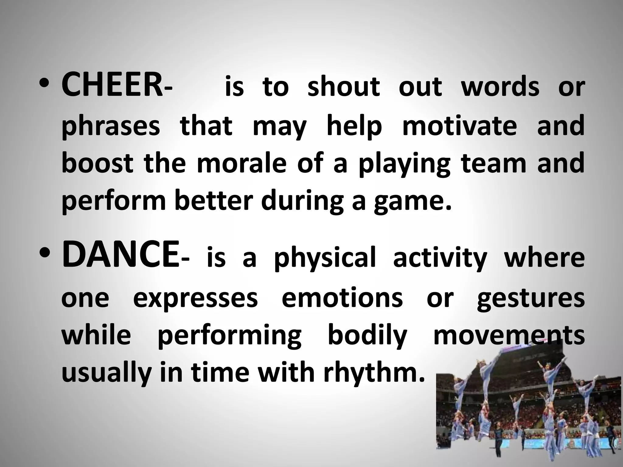 Cheerdance | PPTX