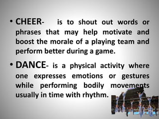 Cheerdance | PPTX