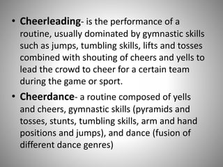Cheerdance | PPTX