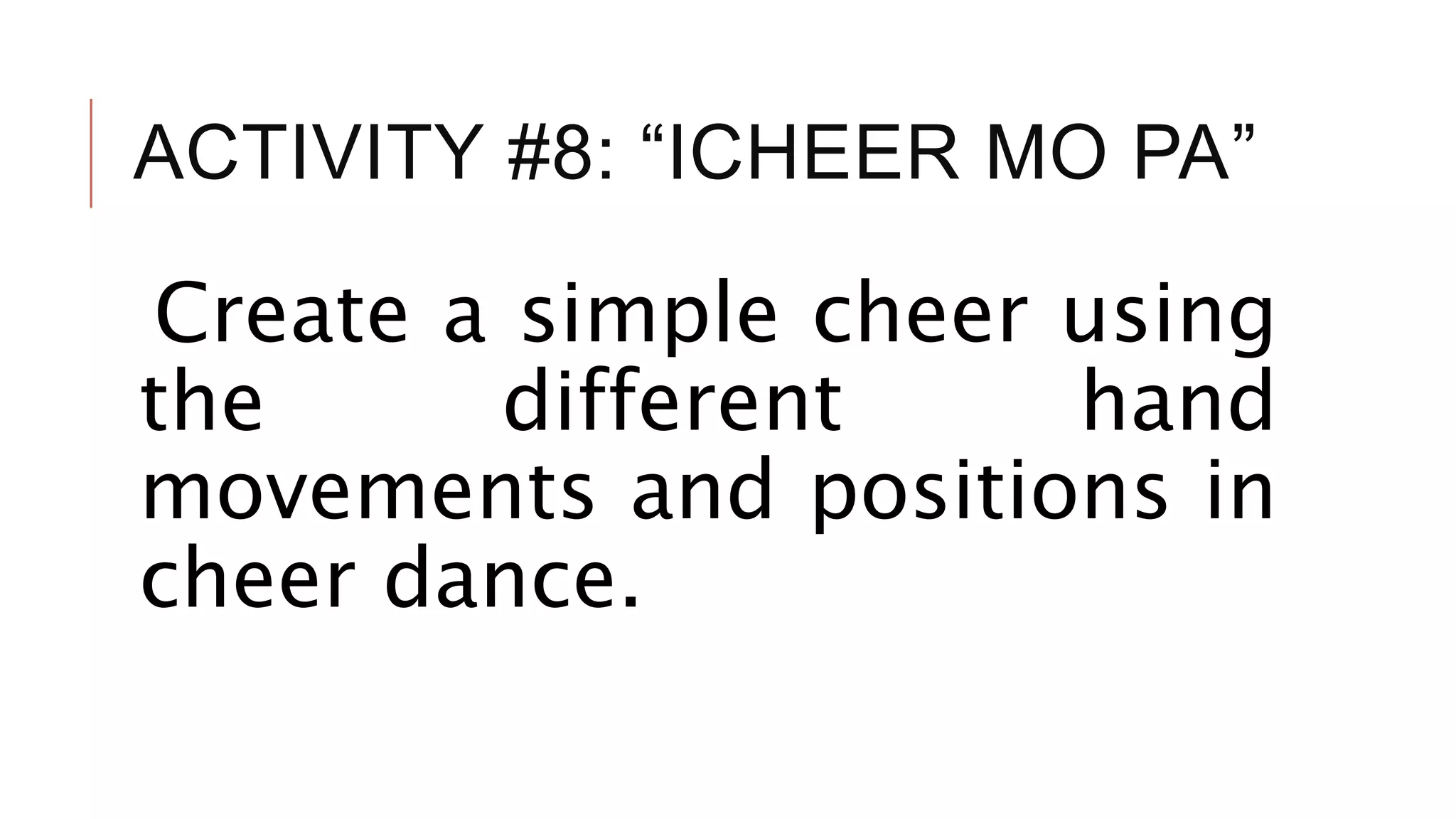 Cheerdance | PPTX