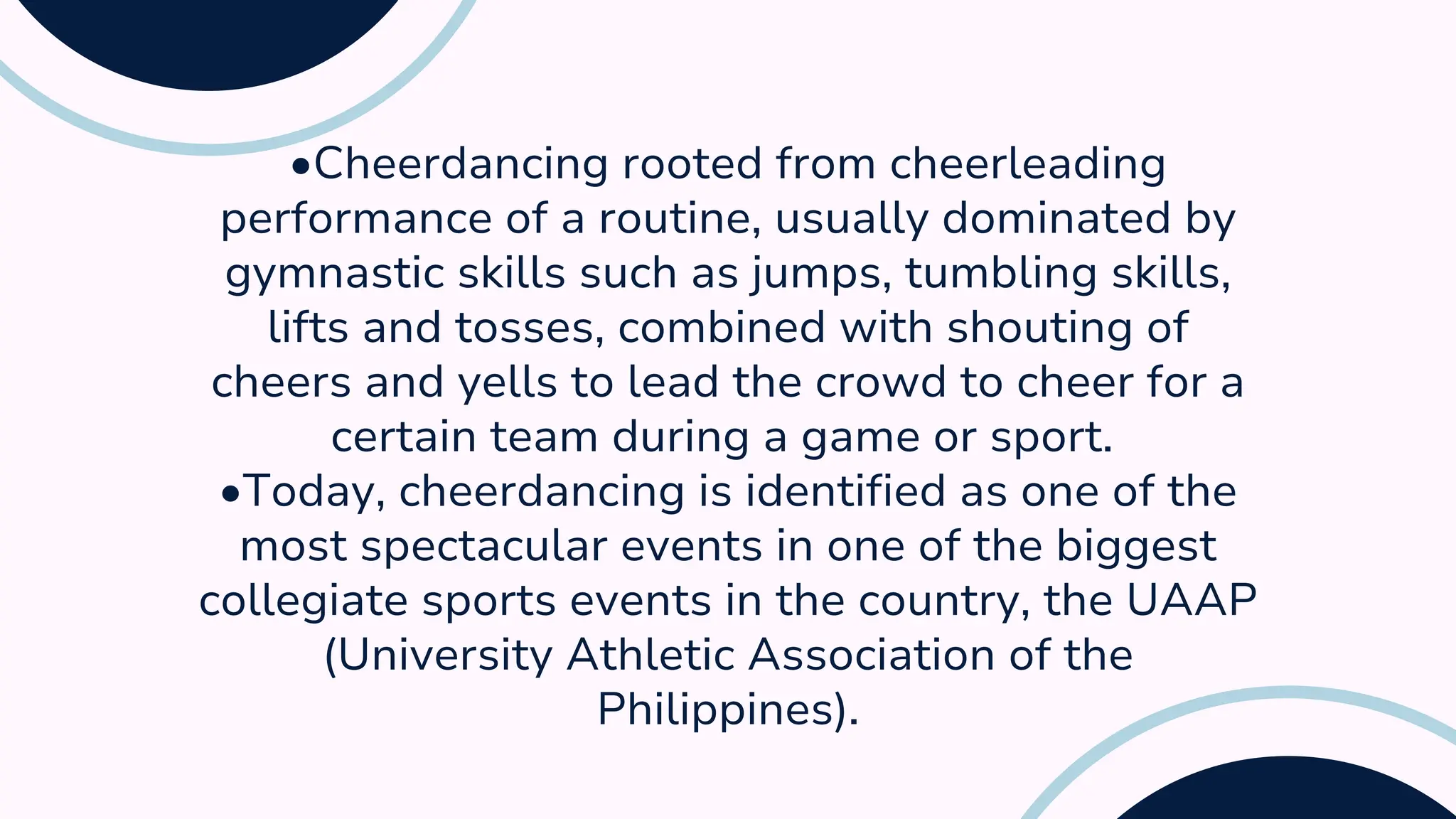 History of cheerdance where it began and performed first | PDF