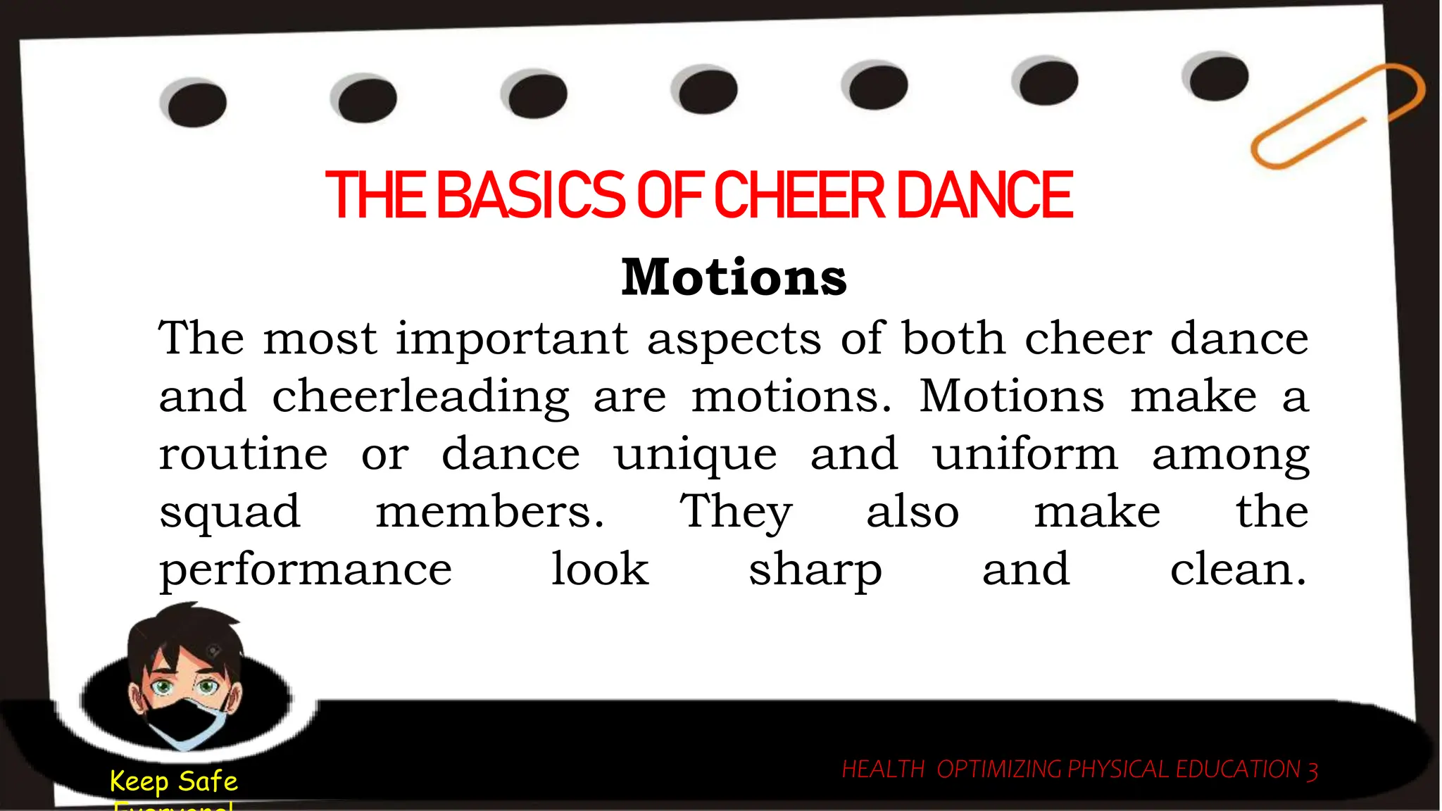 cheer DANCE HOPE 3, the different basic steps of cheer dance | PPTX
