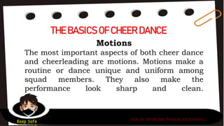 cheer DANCE HOPE 3, the different basic steps of cheer dance | PPTX