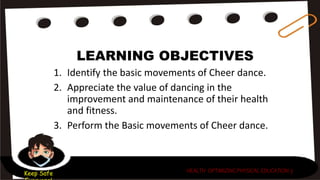cheer DANCE HOPE 3, the different basic steps of cheer dance | PPTX