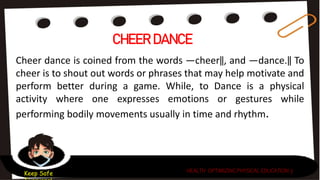 cheer DANCE HOPE 3, the different basic steps of cheer dance | PPTX