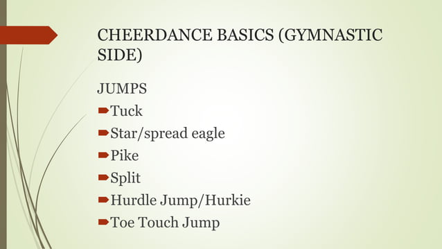 CHEERDANCE ppt.pptx | Cheerleading | Sports