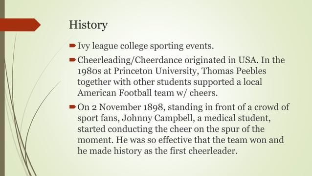 CHEERDANCE ppt.pptx | Cheerleading | Sports